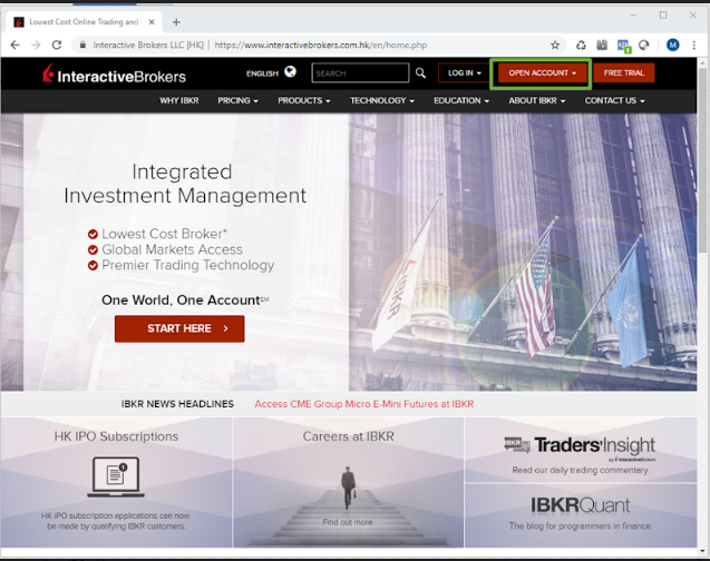 How do I create an Interactive Brokers account?