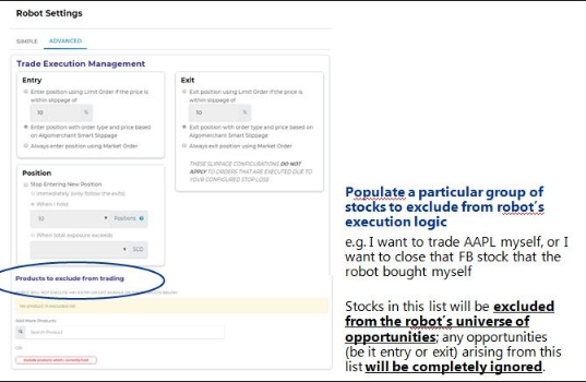 How do I connect my brokerage account to the robot?